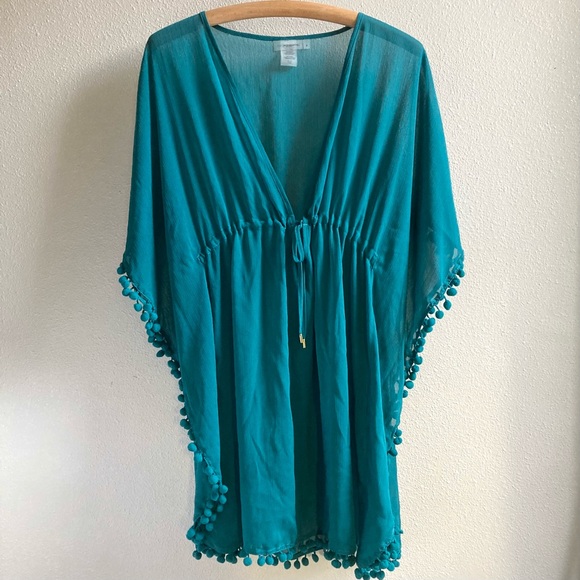 Bleu Rod Beattie | Swim | Bleu Rod Beattie Gypset Caftan Cover Up Azure ...